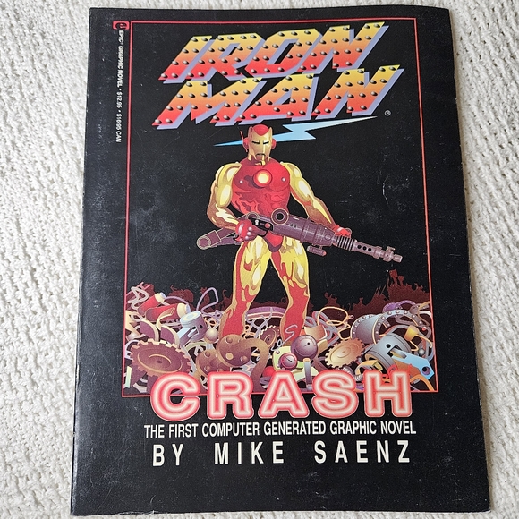 Marvel | Accents | Iron Man Crash First Generated Graphic Novel By Mike ...